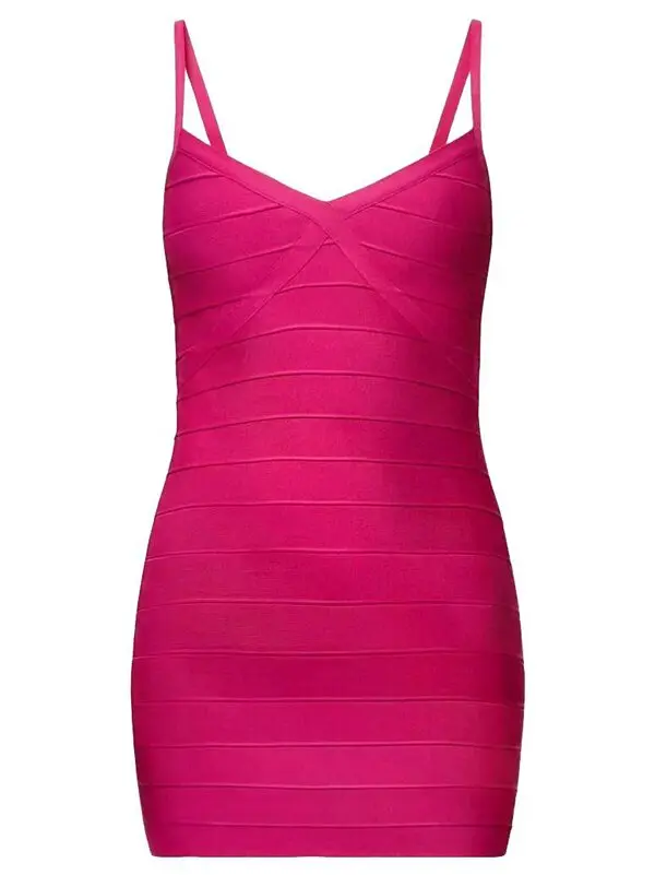 Herve Leger Bandage Dress - Pink