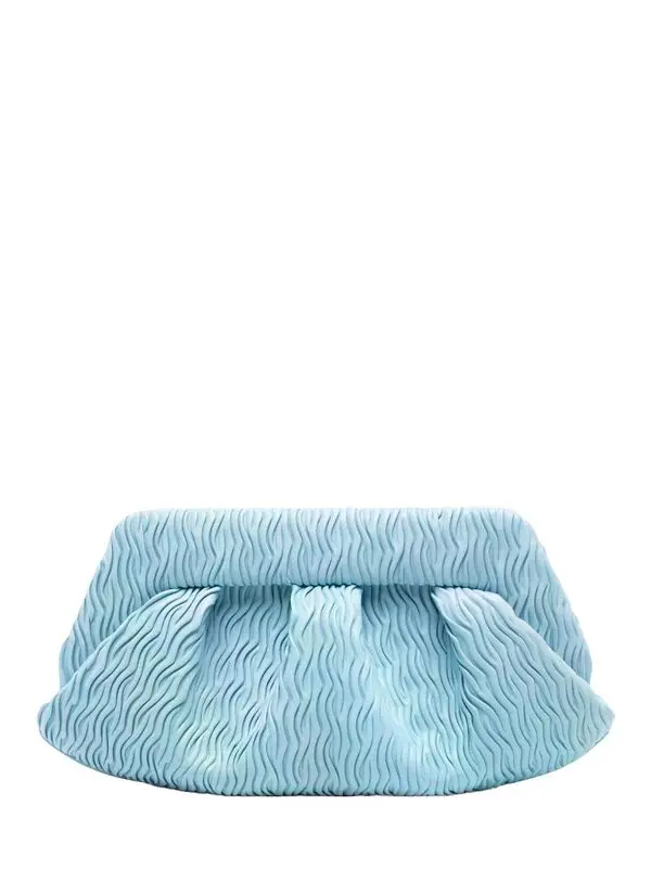 THEMOIRE Ruched Clutch - Blue