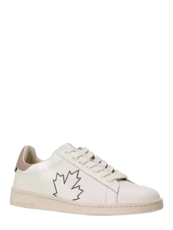 Dsquared2 Maple-leaf Lace-up Sneakers - Neutrals