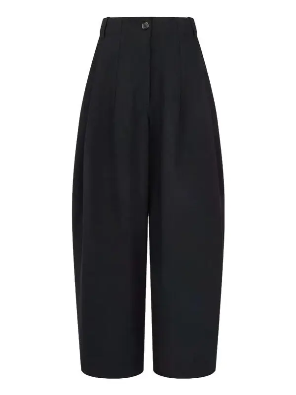 STUDIO TOMBOY Front-pleat Trousers - Blue
