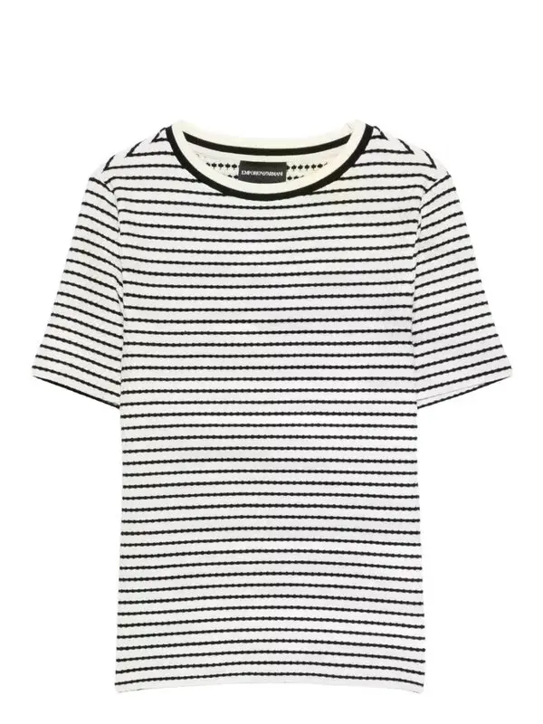 Emporio Armani Striped T-shirt - Blue