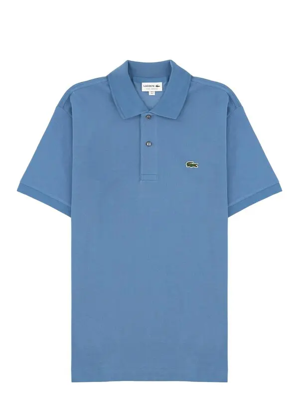 Lacoste Polo With Logo - Azure