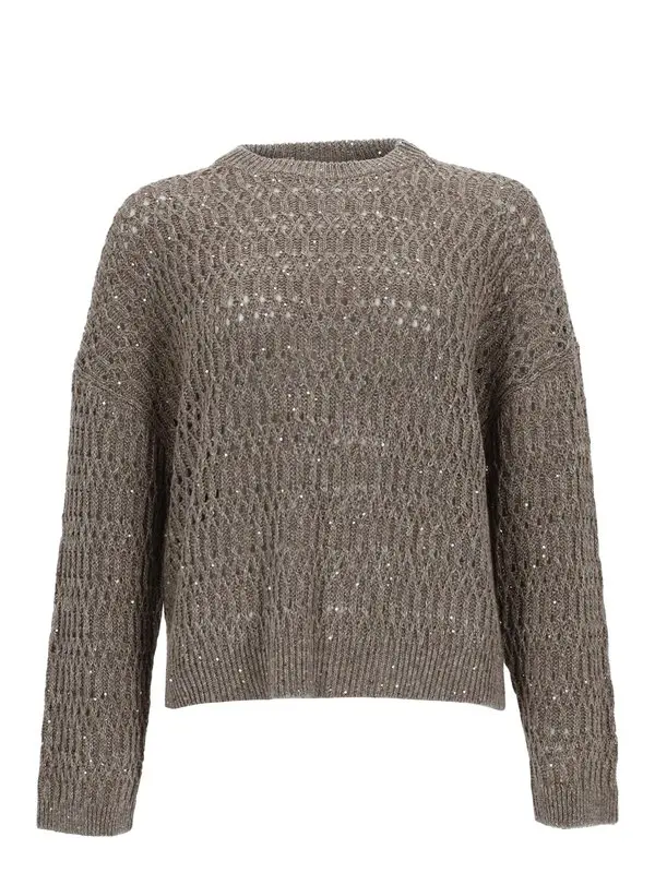 Brunello Cucinelli Linen Knitwear - Dove