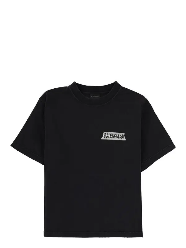Balenciaga Logo T-shirt - Black
