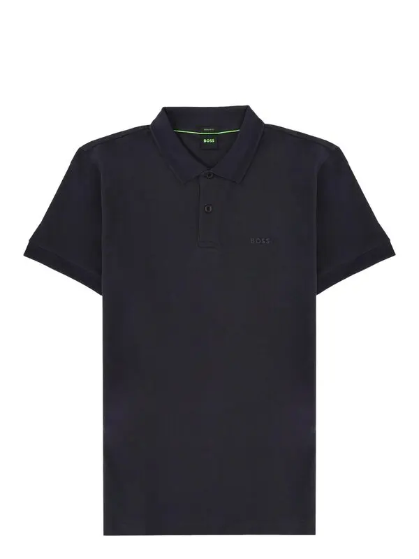 BOSS Polo With Logo - Blue