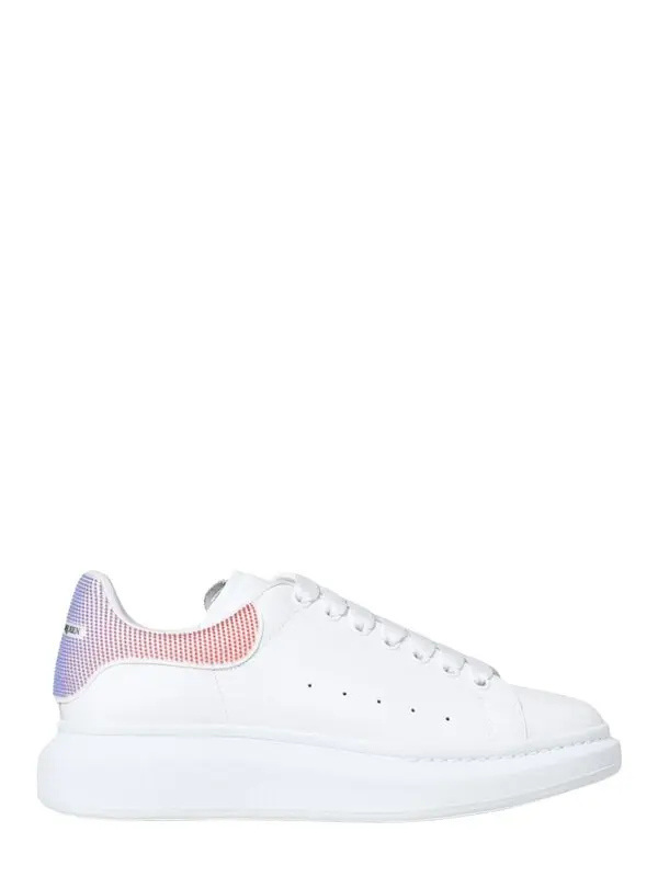 Alexander McQueen Oversized Lace-up Sneakers - White/red/blue