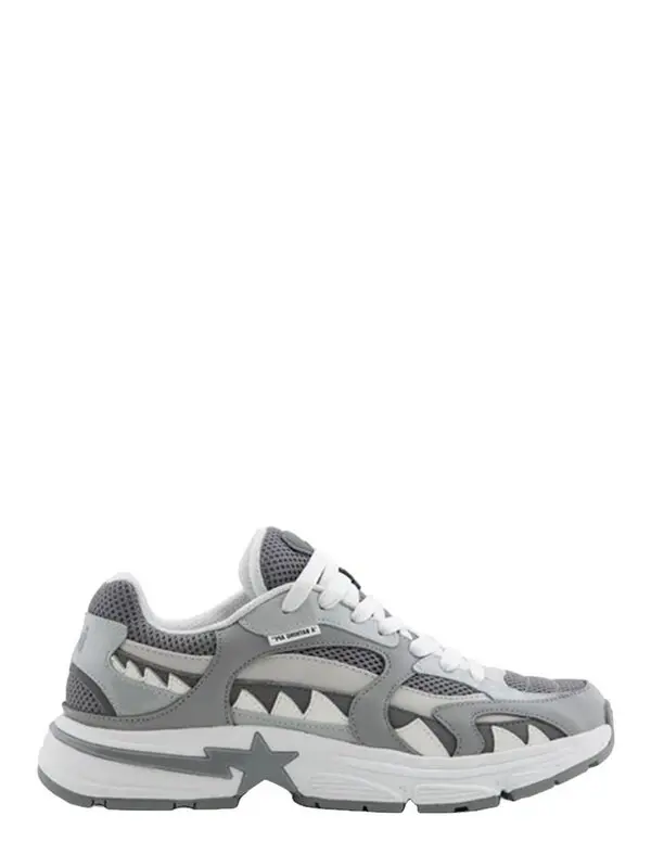 A BATHING APE Shark Sta #3 Sneakers - Gray/dark Gray