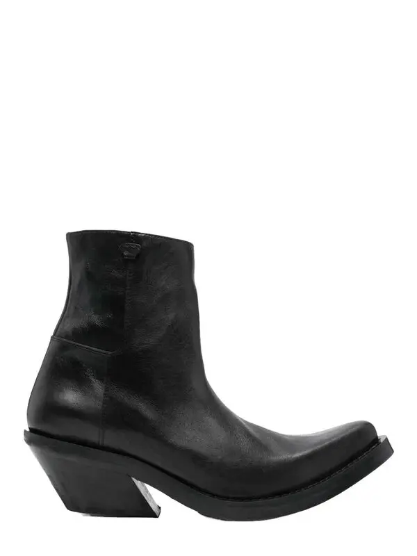 EGONLAB Leather Boots - Black