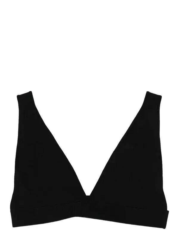 P.a.r.o.s.h Roma V-neck Top - Black