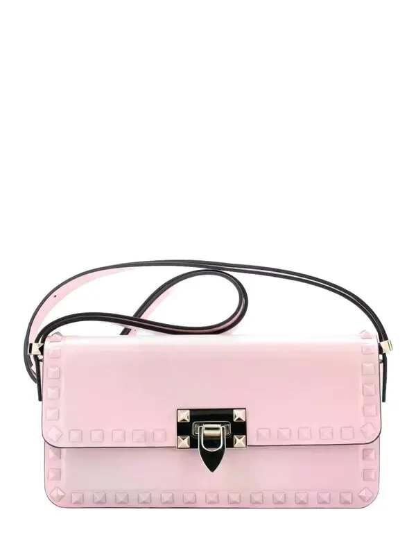 Valentino Garavani Rockstud23 Leather East West Shoulder Bag - Pink