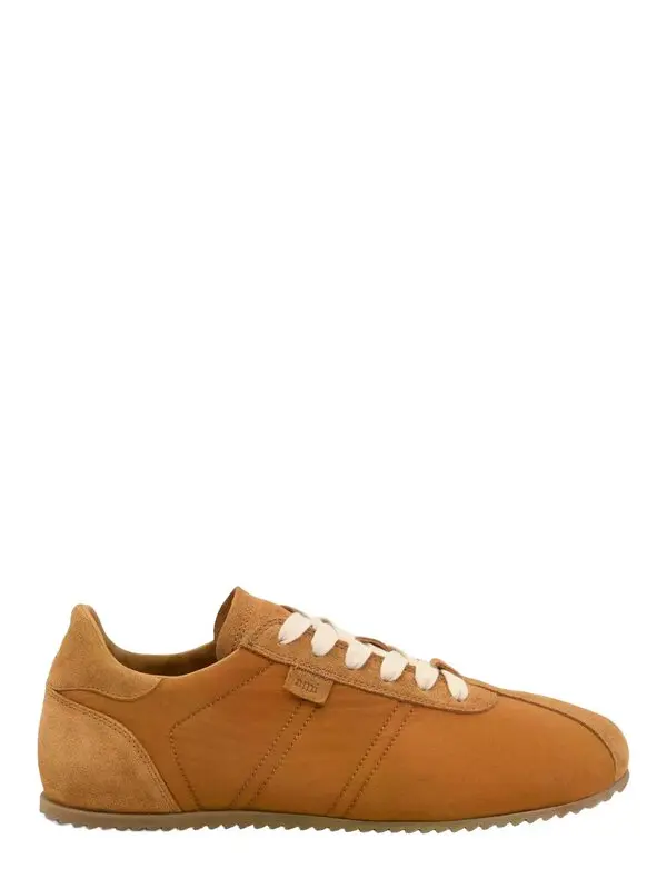 Ami Suede Panel Sneakers - Brown