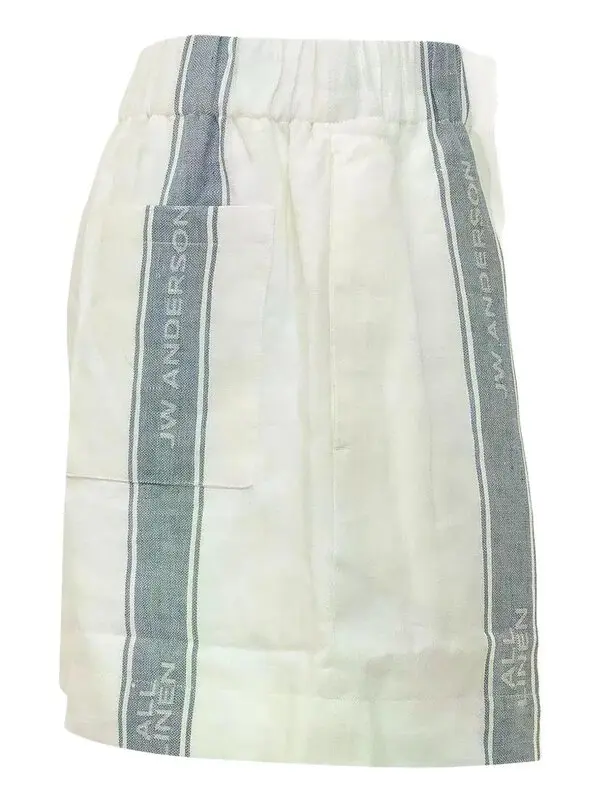 JW Anderson Striped Shorts - Neutrals