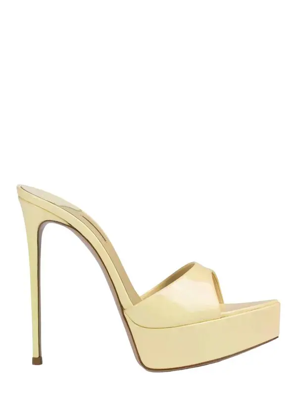 LE SILLA Uma Stiletto-heel Heeled Sandals - Yellow