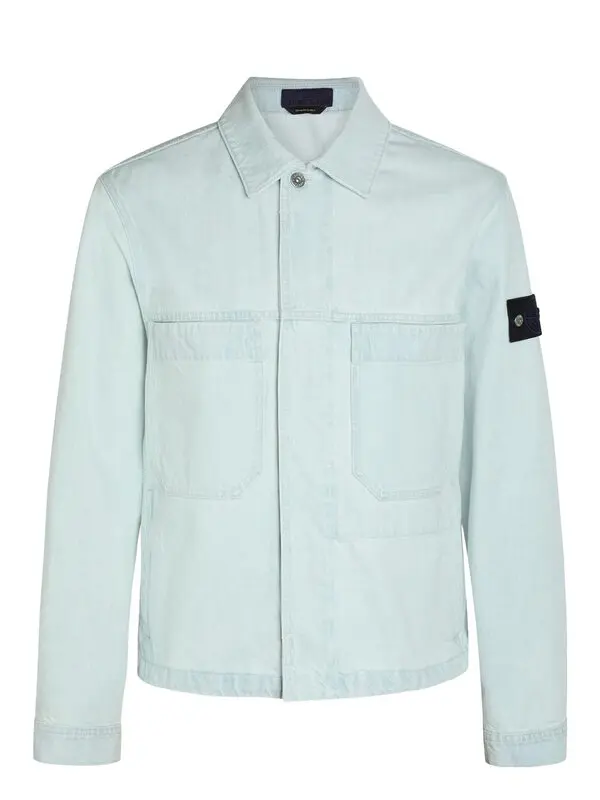 Stone Island Denim Jacket - Blue