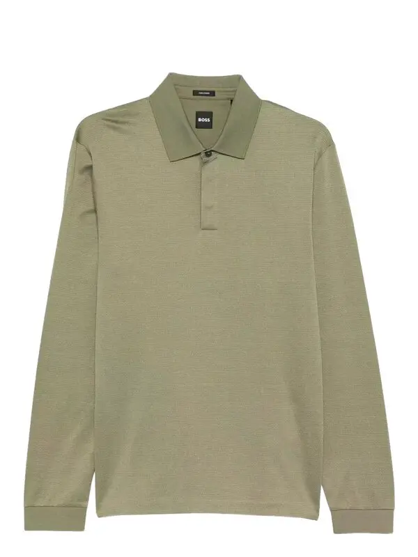 BOSS Paddo Long-sleeves Polo Shirt - Green
