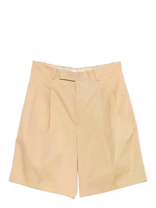 JIL SANDER Pleated Shorts - Neutrals