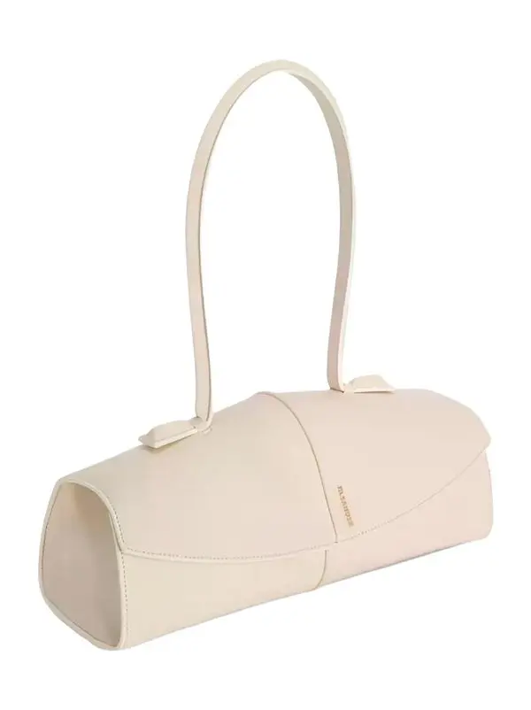 JIL SANDER Off-white Leather Shoulder Bag - Neutrals