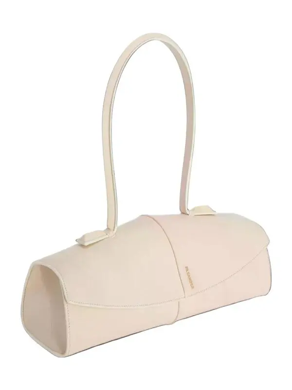 JIL SANDER Off-white Leather Shoulder Bag - Neutrals