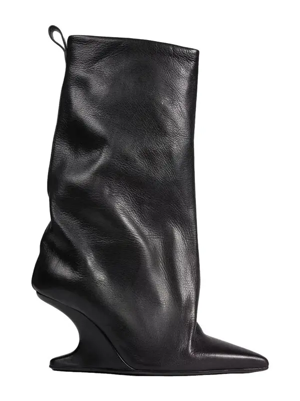 Rick Owens Cantilever Sharp Boots - Black