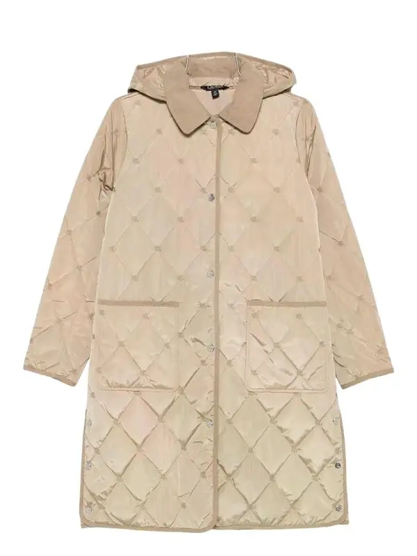 Ralph Lauren Quilted Hooded Coat - Neutrals