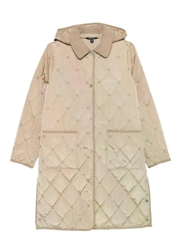 Ralph Lauren Quilted Hooded Coat - Neutrals