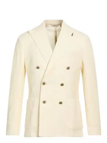 PAOLONI Double-breasted Blazer - White