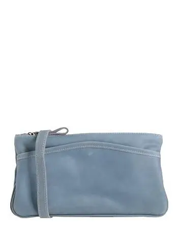 CORSIA Cross-body Bag In Soft Leather - Blue