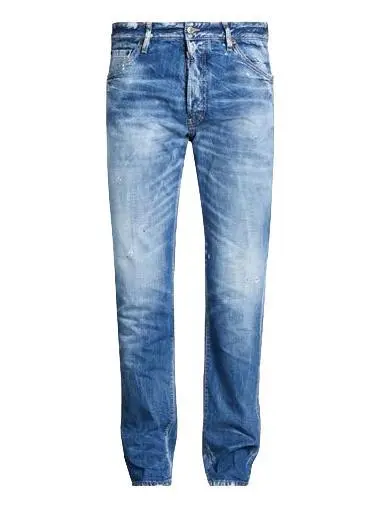 Dsquared2 Cotton Tapered Jeans - Blue