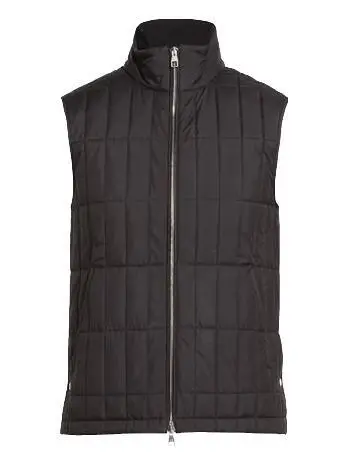 Dunhill Quilted Polyester Vest - Black