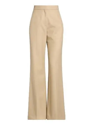 Sandro Wide-leg Twill Pants - Beige
