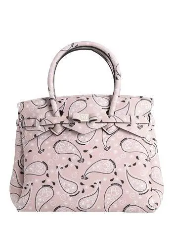 Save My Bag Paisley-print Scuba Tote - Beige