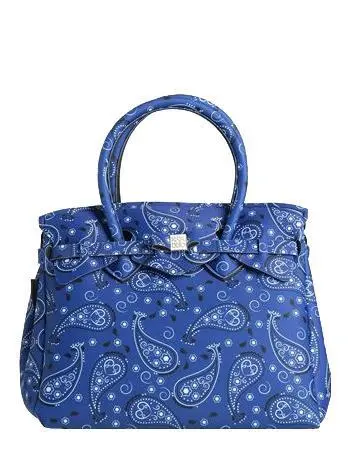 Save My Bag Paisley-print Scuba Tote - Blue
