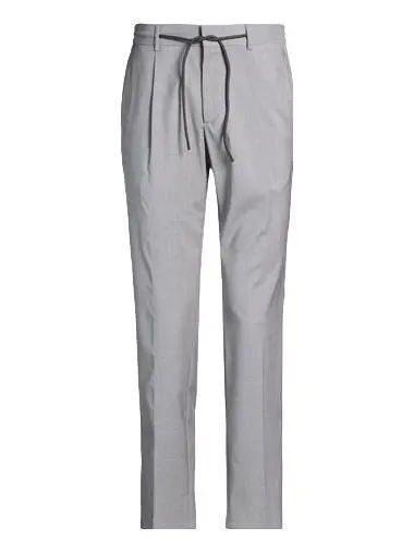 PAOLONI Tapered Wool-blend Trousers - Grey