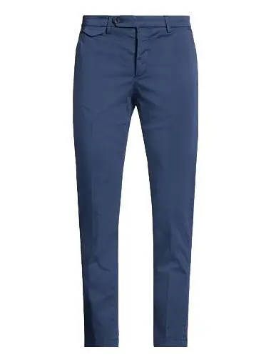 PAOLONI Cotton-elastane Jersey Chino Pants - Blue