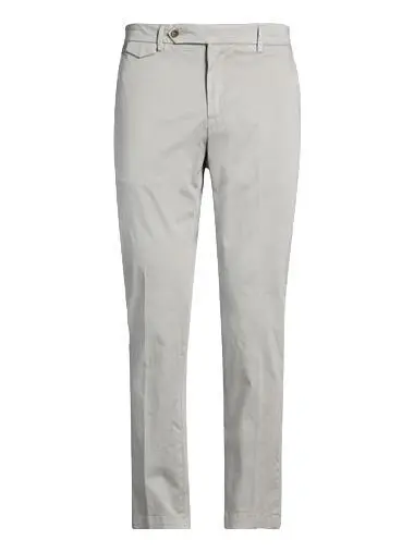 PAOLONI Cotton-elastane Jersey Chino Pants - Grey