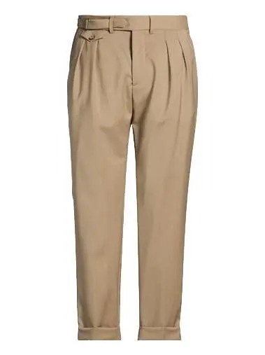 PAOLONI Tailored Tapered Leg Pants - Beige