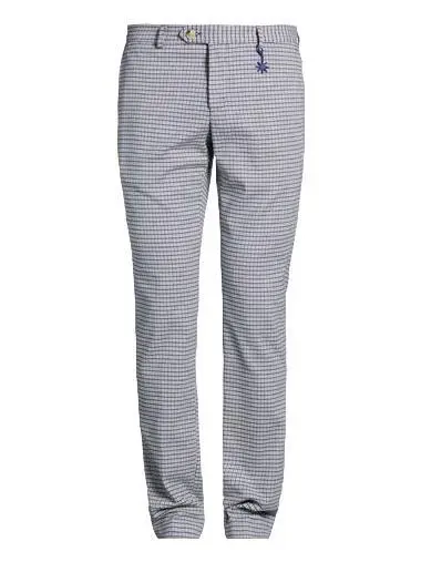 MANUEL RITZ Tartan Woven Pants - Blue