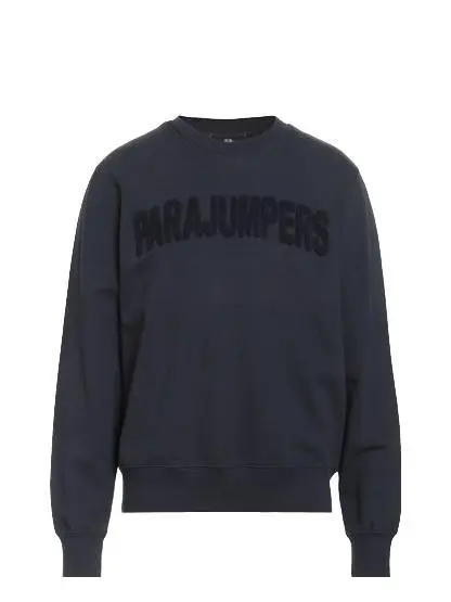 PARAJUMPERS Solid Cotton Sweatshirt With Logo - Navy