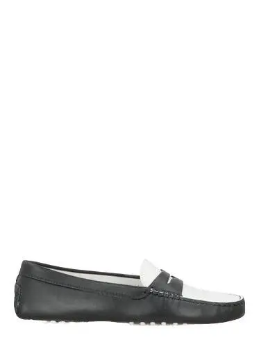 TOD'S Leather Loafers - Black