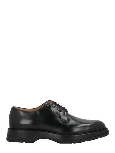 Dunhill Lace-up Glossed-leather Derby Shoes - Black