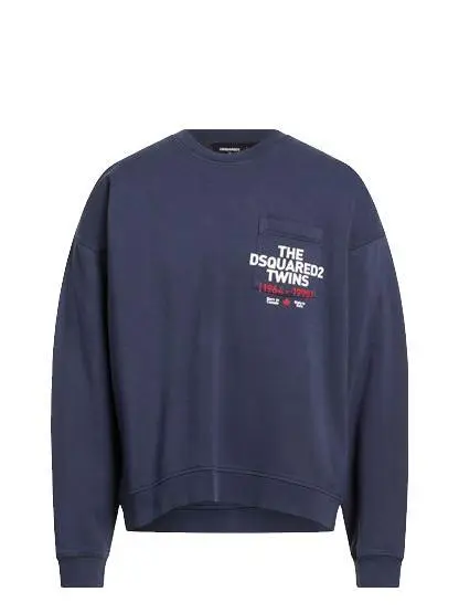 Dsquared2 Cotton Fleece Sweatshirt - Blue