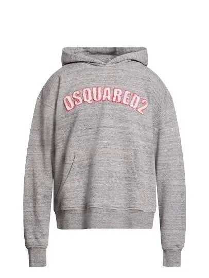 Dsquared2 Cotton Sweatshirt With Logo - Grey