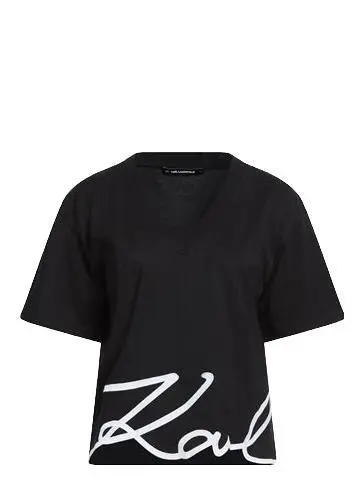 Karl Lagerfeld Organic Cotton T-shirt - Black
