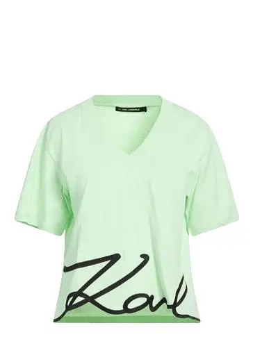 Karl Lagerfeld T-shirt With Embroidered Logo - Green