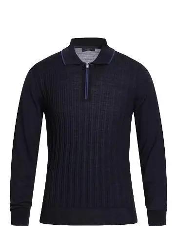 TOMBOLINI Wool Half-zip Sweater - Midnight Blue