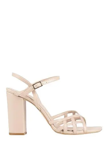 DIVINE FOLLIE Leather Sandals - Pink