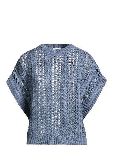 Brunello Cucinelli Cotton Sweater - Blue