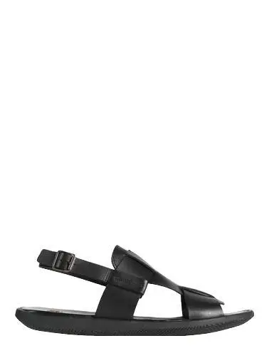 Moma Sandals In Calfskin Leather - Black