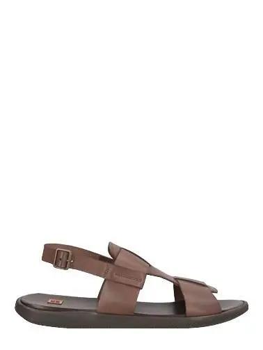 Moma Sandals In Calfskin Leather - Brown
