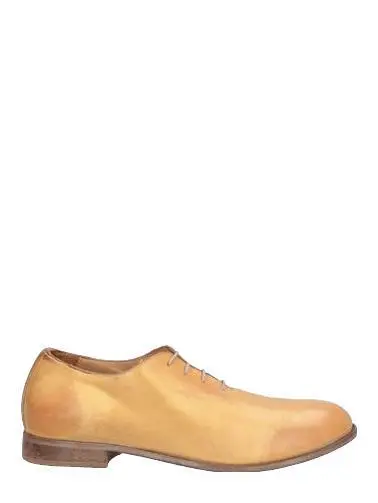 Moma Lace-up Leather Oxford Shoes - Gold